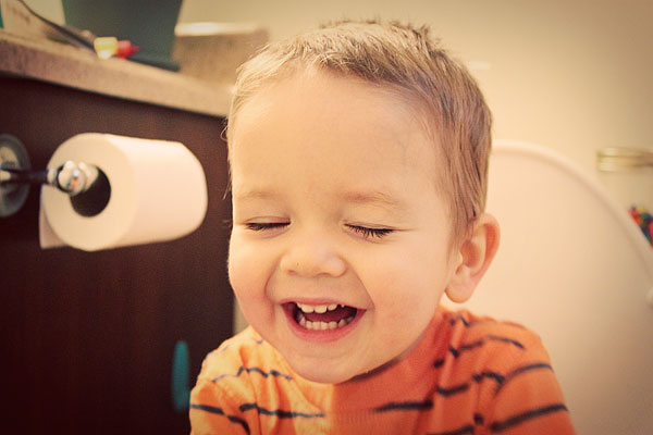 delighted to be » potty training, part two